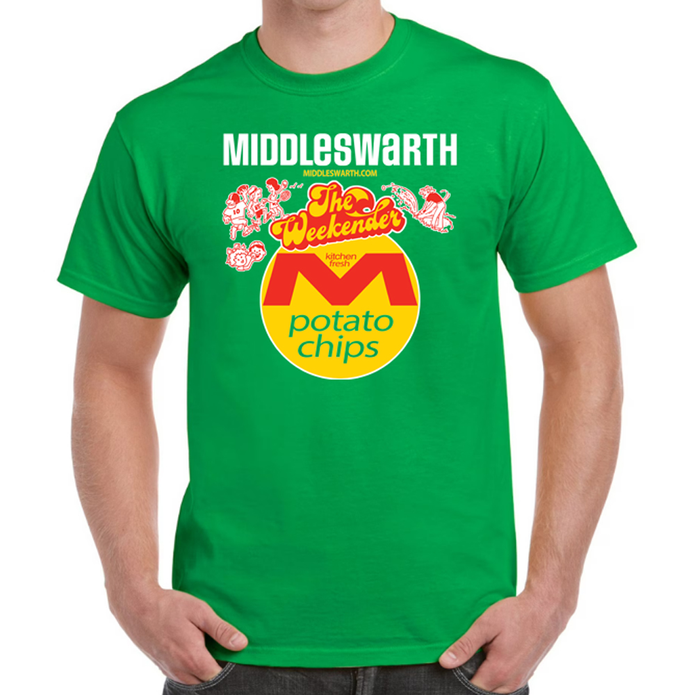 Middleswarth T-Shirts (Green) - PA Snacks